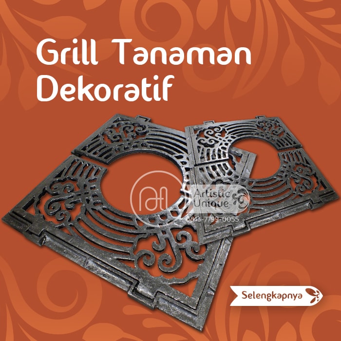 Grill Tanaman Pedestrian Cast Iron | Ayem Tentrem Logam