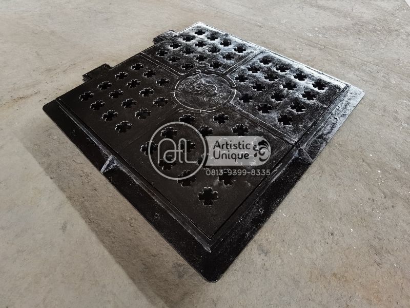 Manhole Cover Besi Cor Kota Surabaya | Ayem Tentrem Logam