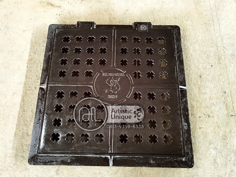 Manhole Cover Besi Cor Kota Surabaya | Ayem Tentrem Logam
