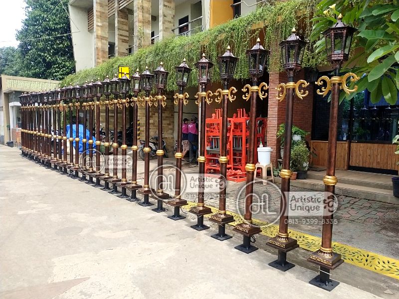 Lampu Taman Tiang Besi Terbaik | Ayem Tentrem Logam