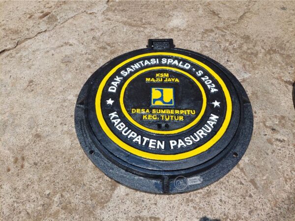 Tutup Manhole Besi Cast Iron Bahan Kokoh | Ayem Tentrem Logam