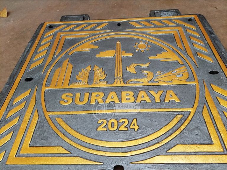 Tutup Manhole Besi Saluran Drainase Modern | Ayem Tentrem Logam